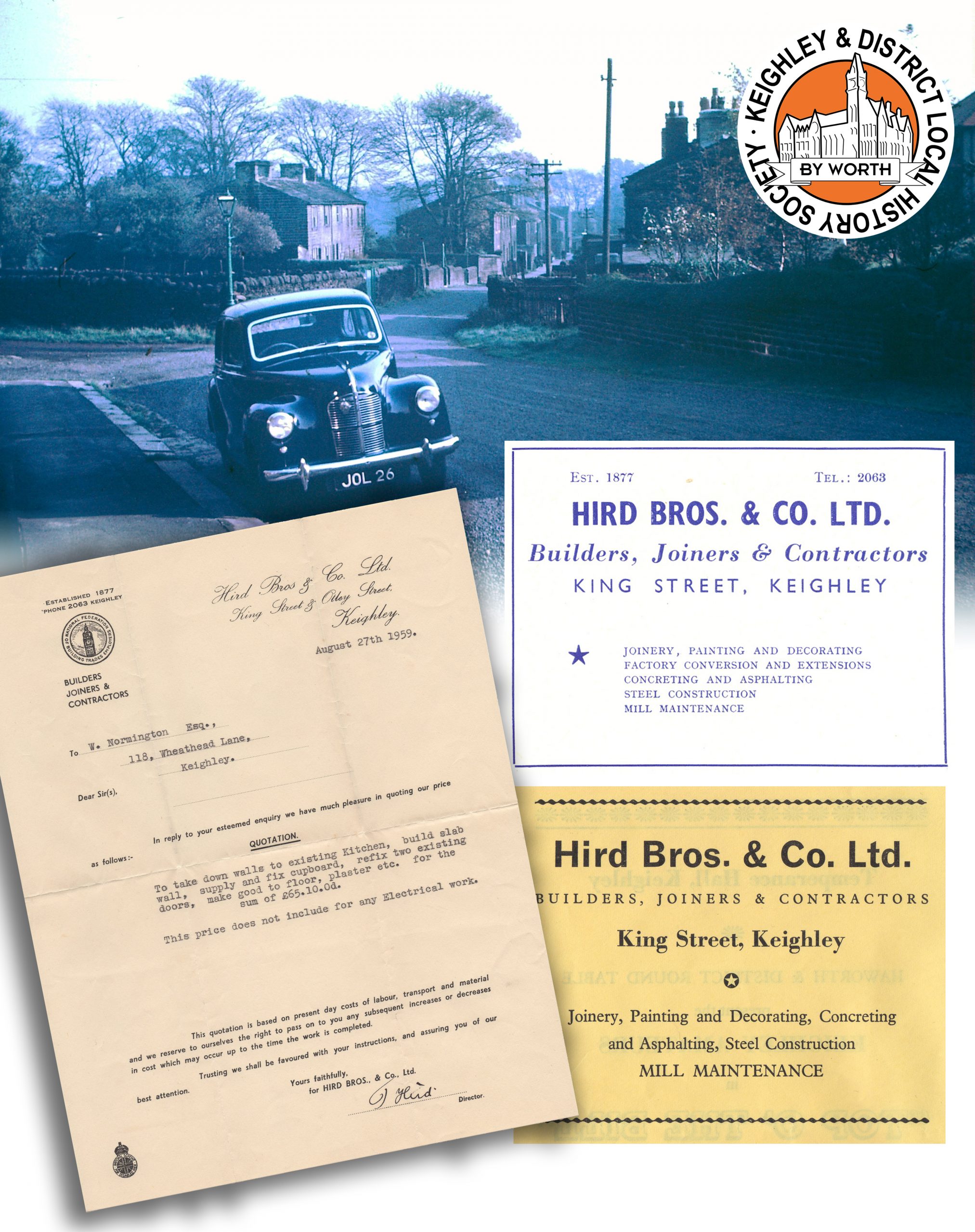 Hird Bros. & Co. Ltd. – KEIGHLEY & DISTRICT LOCAL HISTORY SOCIETY