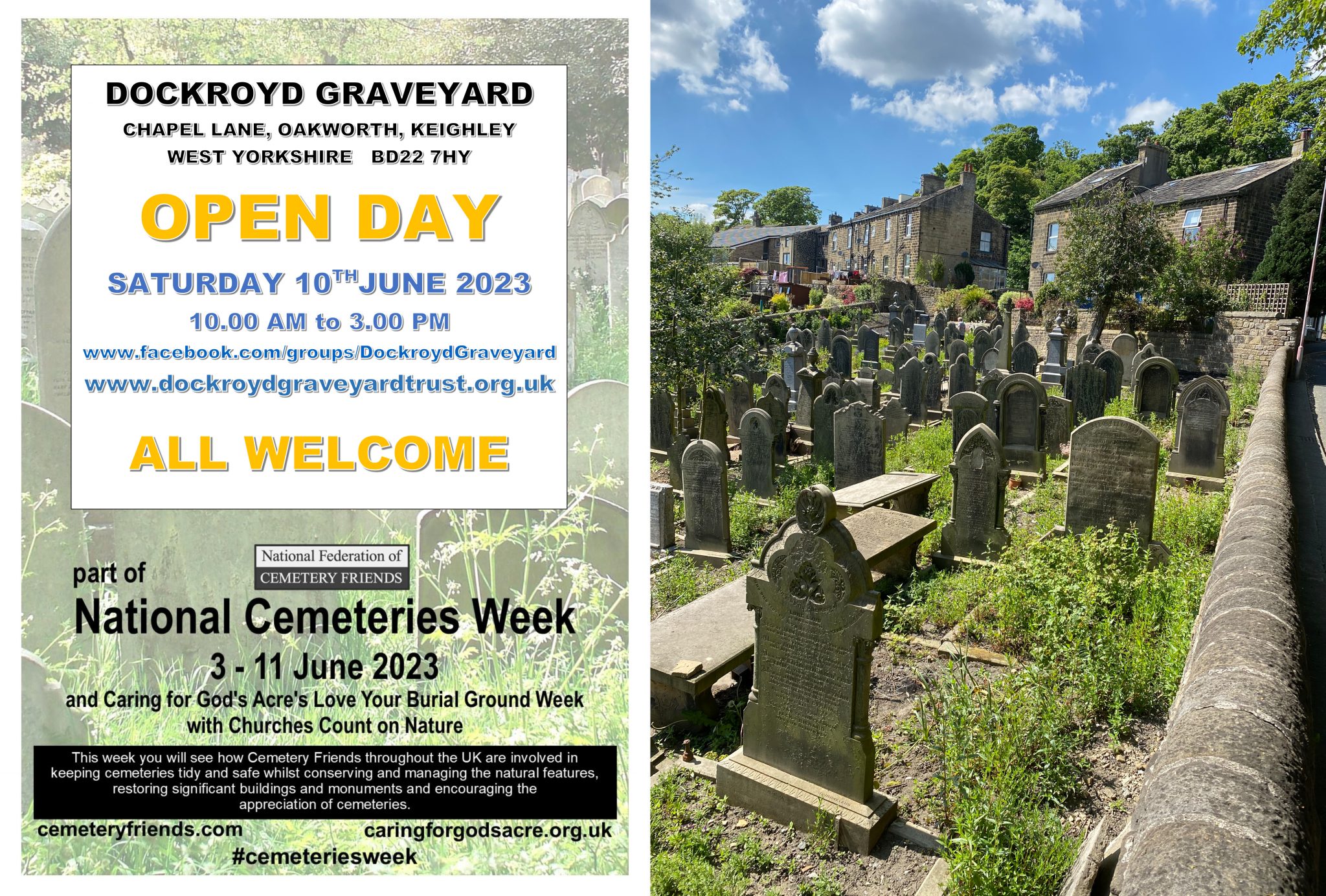 Dockroyd Graveyard Open Day – KEIGHLEY & DISTRICT LOCAL HISTORY SOCIETY